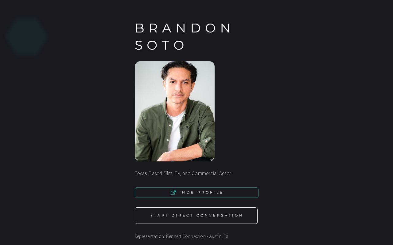 Film, TV, and Voice Actor | Brandon Soto